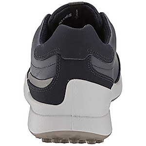 ECCO Men's Biom Hybrid Hydromax Water-Resistant Golf Shoe, Ombre/Buffed Silver/Night Sky, 9-9.5