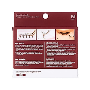 Kiss Envy Knot Free Medium 70 Lashes, Ultra Black