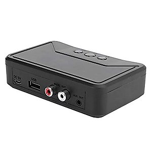 Jopwkuin Bluetooth 5.0 Receiver, NFC Near Field Pairing Perfect Sound Quality BT Receiver Long Range for AV Audio for Playing Music
