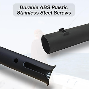 6Pcs Boat Fishing Rod Holder ,Fishing Pole Holders for Boat Side Mount Tool Holder Tube Links with Screws,Boat,Kayak Rod Holder Support 5 Color