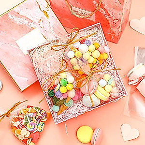 Tudomro Clear Soap Bags for Packaging Soap Wrappers Transparent Cellophane Bags Soap Packaging with Soap Raffia Rope for Homemade Soap Craft Gift Box Birthday Party Favor Packaging Supplies (100 Pcs)