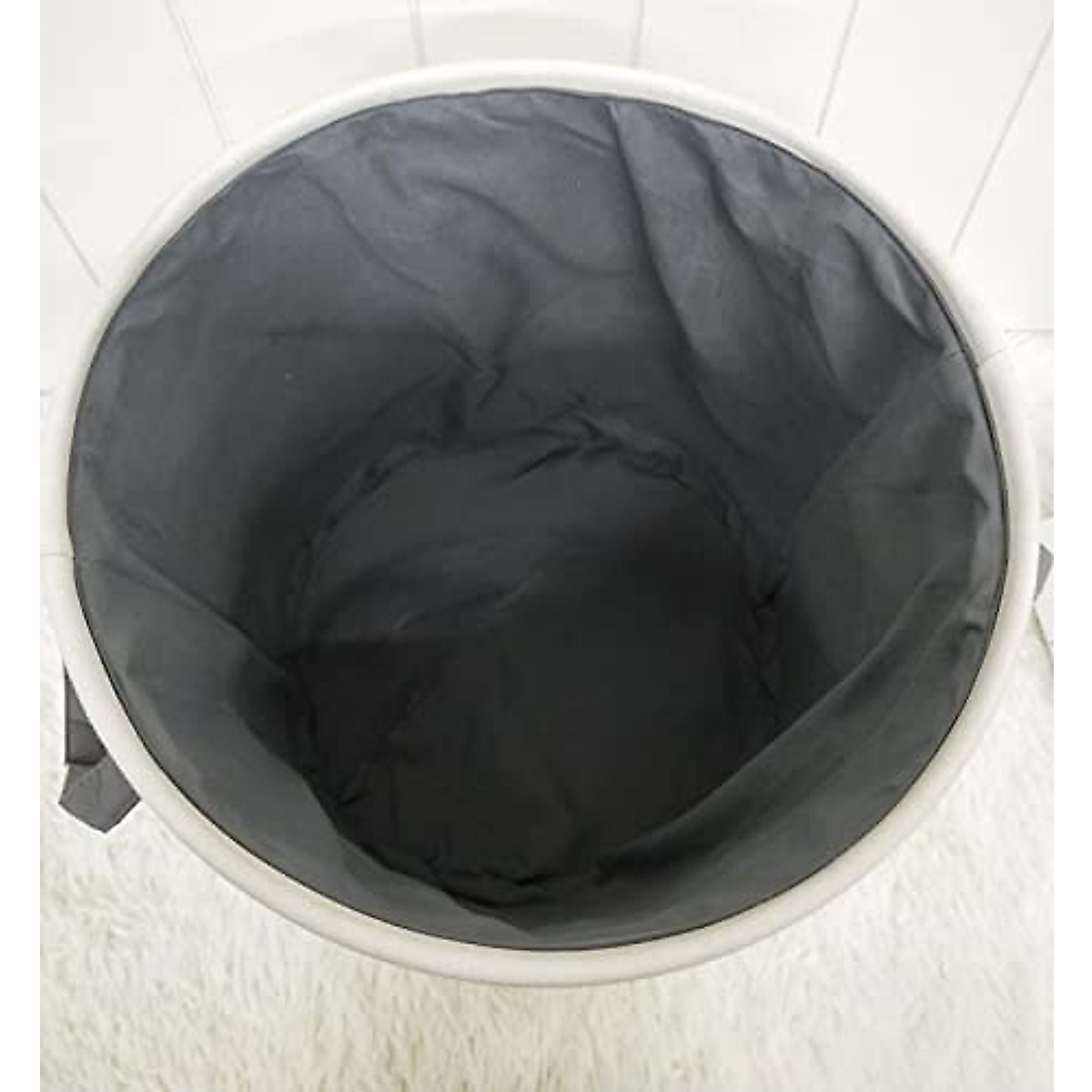 HIYAGON Storage Baskets,Cotton foldable round Home organizer Bin for Baby Nursery,Toys,Laundry,Baby clothing,Gift Baskets(Elephant)