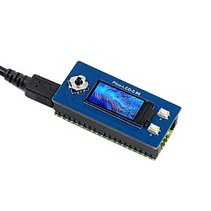 Waveshare 0.96inch LCD Display Module for Raspberry Pi Pico 65K RGB Colors 160×80 Pixels SPI Interface Embedded ST7735S Driver
