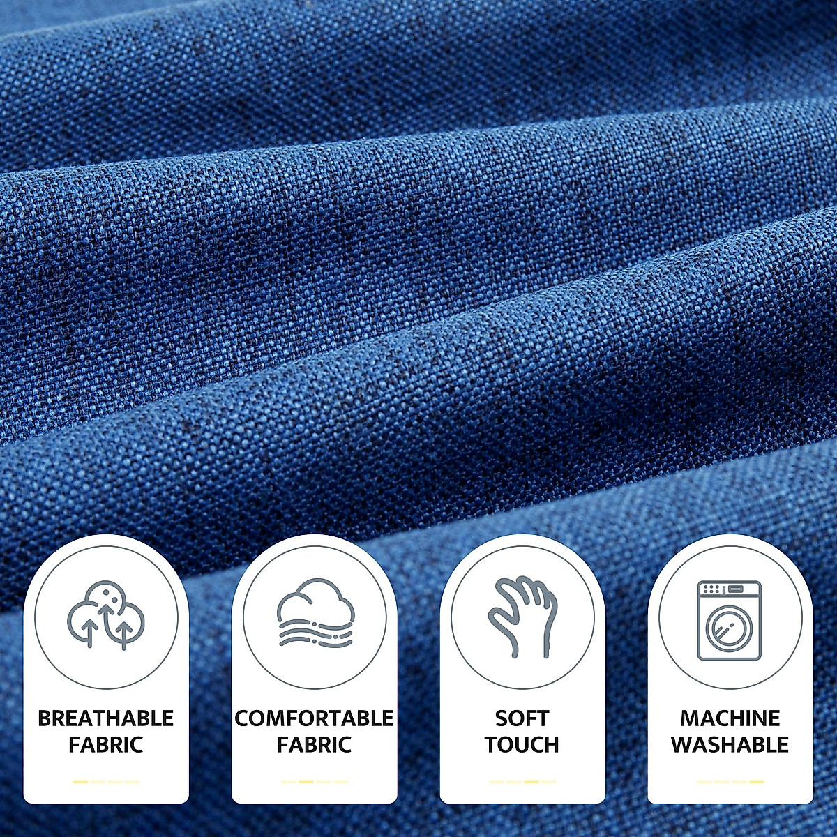 mudilun Bench Cushion 40 inch Bench Cushions for Indoor Furniture with Ties Patio Furniture Cushions for Window Piano Shoe Garden Chair Pads