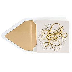 Hallmark Signature Thank You Card, Thank You So Much (Nurses Day Card, Teacher Appreciation, Healthcare Worker Gift)