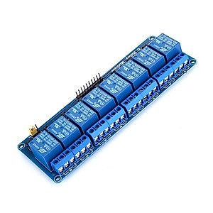 Lystin 8 Channel DC 5V DC 230V Relay Module Control Board with Optocoupler for UNO R3 MEGA 2560 1280 DSP ARM PIC AVR TTL Logic STM32 Raspberry Pi