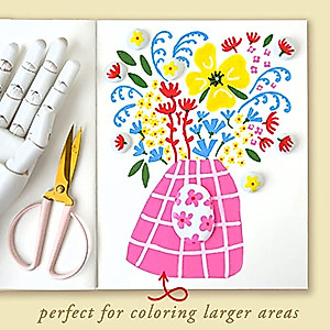 Primrosia Essentials 12 Extra Fine and 12 Medium Acrylic Paint Pens for Bullet Journaling, Drawing and Coloring