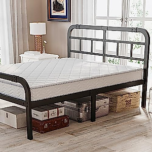 Artimorany Outlet California King Bed Frame with Headboard and Footboard, 14 Inch Heavy Duty, Cal King Bed Frame Mattress Foundation, Noise Free, No Box Spring Needed, Easy Assembly, Black
