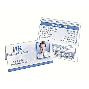 Avery 5302 Small Tent Card, White, 2 X 3-1/2, 4 Cards/Sheet, 160 Cards/Box