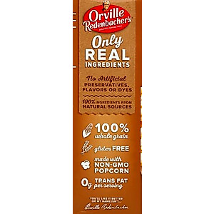 Orville Redenbacher's Naturals Microwave Popcorn, Classic Butter & Sea Salt Light Flavor, 2.69 oz., 3-Count