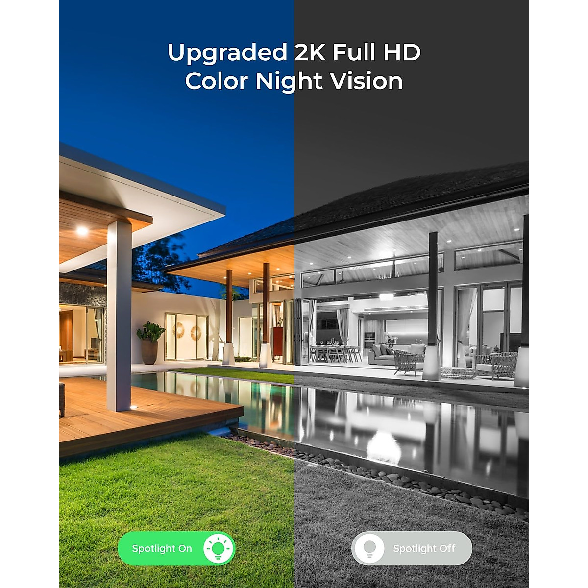 REOLINK Outdoor WiFi Security Camera with Spotlight Bundle Lumus + E1 Outdoor - Auto Tracking