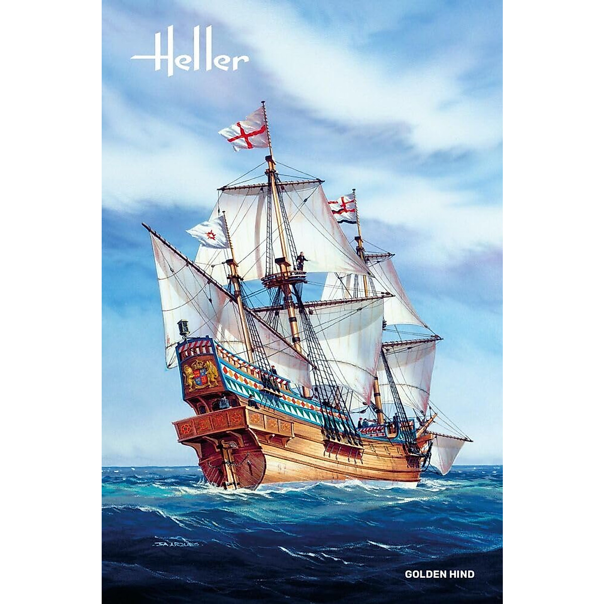 Heller Golden Hind Boat Model Building Kit