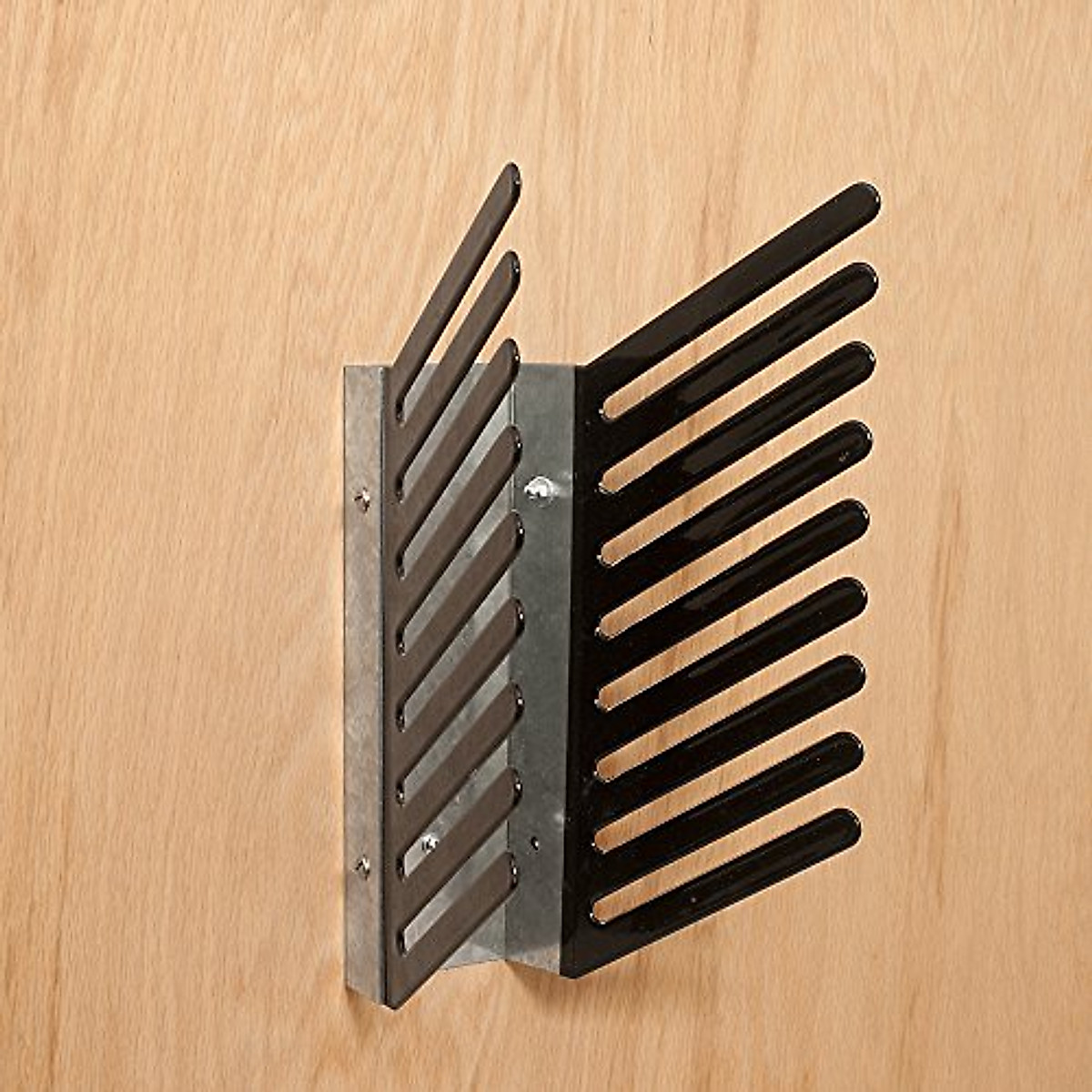 Peachtree 2271 Saw Blade Storage Rack. Safely Store Up to Eight Saw Blades. Store Table Saw Blades, Circular Saw Blades and Either 10" or 12" Blades