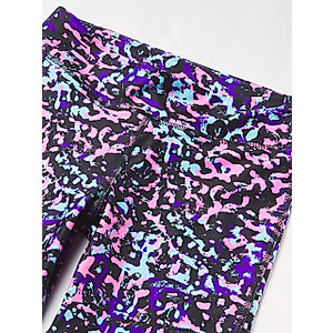 Under Armour Girls' HG Armour AOP Bike Shorts, Black (001)/White, Youth X-Large