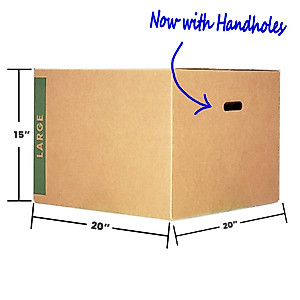 Medium Moving Boxes (20 pack) - Brand: Cheap Cheap Moving Boxes