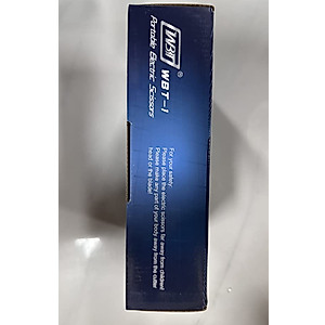 MXBAOHENG Wbt-1 Electric Fabric Scissors Cordless Fabric Shears Rechargeable Cloth Cutter for Carpet/Leather/Rubber/Paperboard (1 Battery & A Blade)