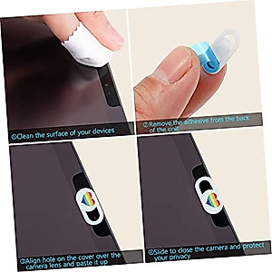 SOLUSTRE Laptops 3pcs Protecting Laptop Web Anti Smartphone Blocker Shaped for Compatible and Computer Protector Visual Cartoon Privacy Your Slide Tablet Colorful Anti-Peeping Heart Laptop Computer