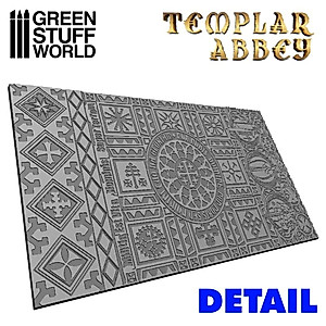 Green Stuff World Rolling Pin - Templar Abbey 2987, GSW-2987