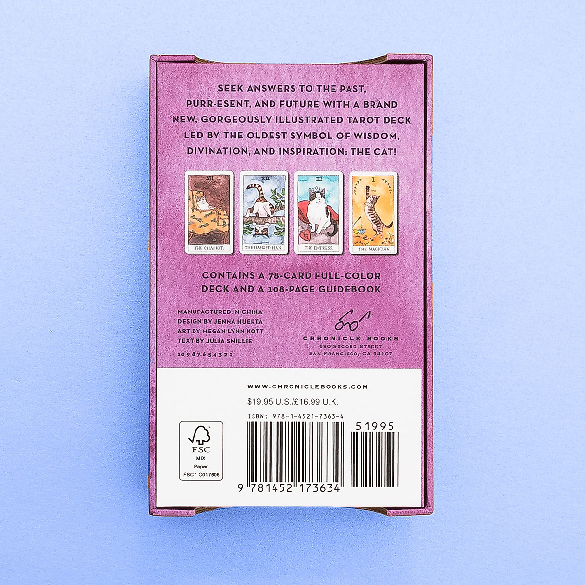 Cat Tarot: 78 Cards & Guidebook (-)