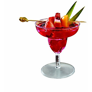 Fineline Settings Tiny Temptations Clear Two Piece 2 Oz. Tiny Toasts-Margarita Glass 120 Pieces