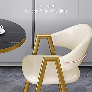 BBTF Conference Table Chairs Set Small Office Conference Table and Chairs Set of 2 Modern Help with Communication and Collaboration White+Gold 75cm (Color : Dark Grey)