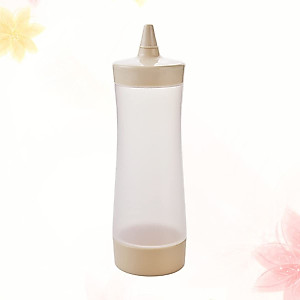 UPKOCH Salad Sauce Dispenser 3Pcs Plastic Squeeze sauce bottles squeeze condiment bottles ketchup lid Squirt Condiment Bottles Plastic Squeeze Bottle