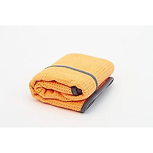 One Pass WaterBlade - Large Microfiber Cleaning Cloth - Waffle Weave Finishing Towel for Car Detailing and More - 20" by 30"