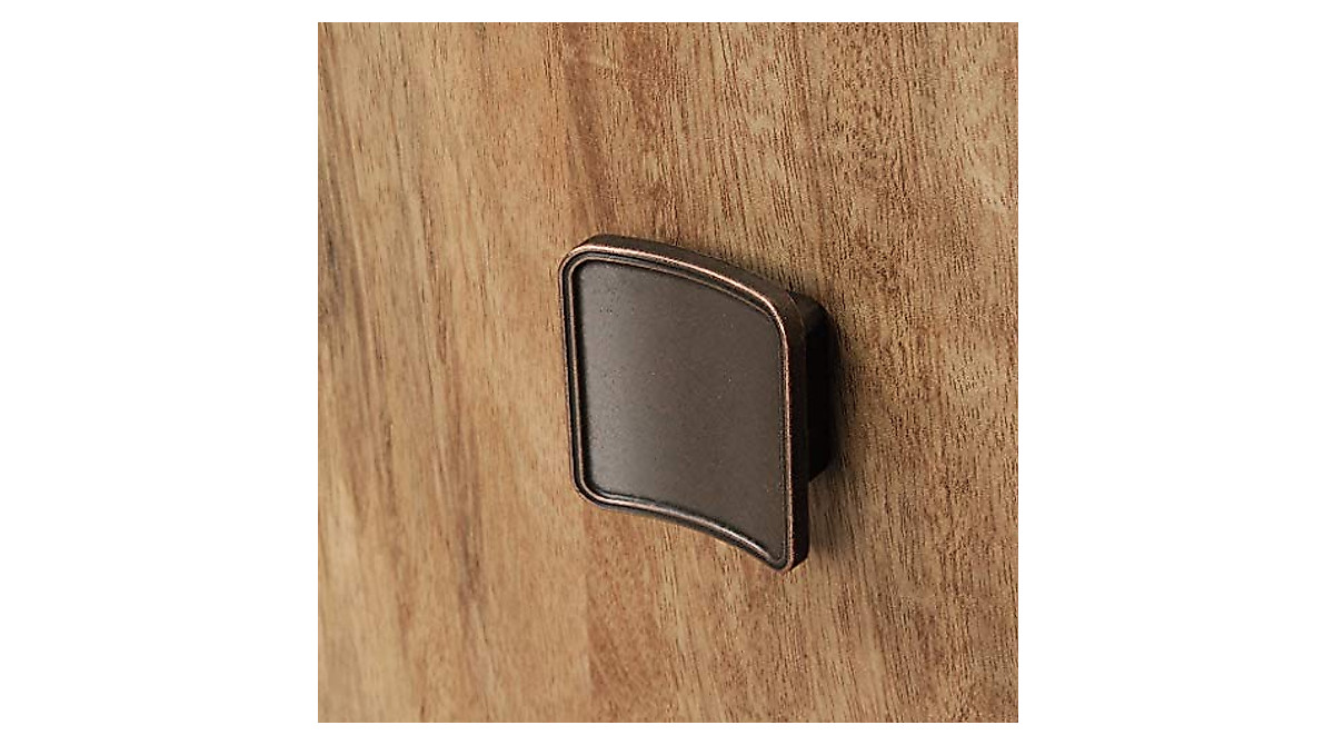 Sauder Cannery Bridge Storage Wall - Stylish Organization in Mango Finish