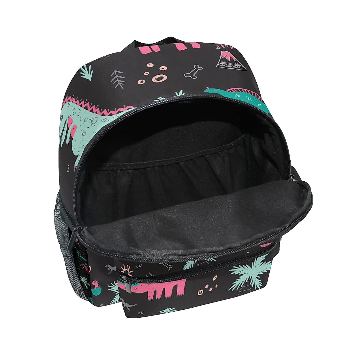 OREZI Custom Kid's Name Toddler Backpack,Personalized Backpack with Name/Text Daycare Bag,Customization (Childish Pink Dinosaur) Nursery Bag Preschool Backpack Baby Diaper Bag, toddler bag