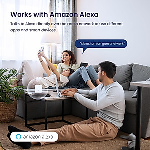 Tenda Whole Home Mesh WiFi System - Dual Band AC1200 Router Replacement for SmartHome,Works with Amazon Alexa for 3000 sq.ft 3+ Room Coverage (MW3 2PK)