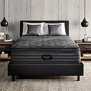 Beautyrest Black L-Class 14.5” Plush Pillow Top Queen Mattress, Cooling Technology, Supportive, CertiPUR-US, 100-Night Sleep Trial, 10-Year Limited Warranty