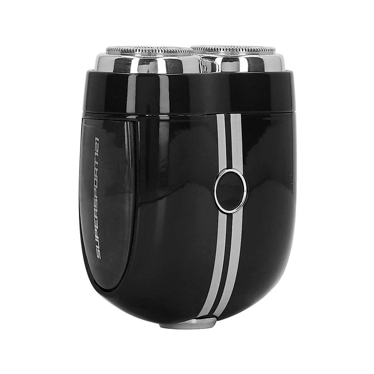 VINGVO Electric Mini Beard Shaver, Type C Charging Wet Dry Dual Use IPX7 Electric Beard Clipper for Travelling (Black)