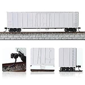 Evemodel C8750 3PCs HO Scale 1:87 50' Steel Reefer 50ft Boxcar Model Railway Wagon (3 Colors)