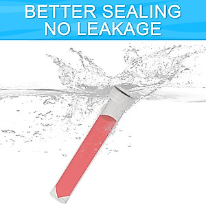 Qfeley 50 Pack 10ml Lab Plastic Frozen Test Tubes Cryogenic Vial with Screw Caps Self Standing Vial Seal Cap Container for Laboratory School