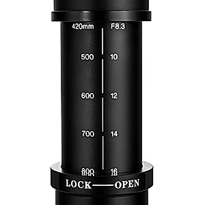 Opteka 420-1600mm f/8.3 HD Telephoto Zoom Lens Bundle Package includes 2X Teleconverter + 5 Piece UV-CPL-FL-Macro 10x-ND4 Filters + Tulip Hood + Cap Keeper + Lens Pen + Cleaning Kit for Canon EOS 5D Mark II III 2 3 5DM2 5DM3, 1D Mark 3 4 III IV 1Dx 1D X,