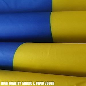 Air Force Crest Emblem Flag 3X5 Outdoor Double Sided 3ply- Heavy Duty Polyester USAF Military Flags With 2 Brass Grommets, Vivid Color And Fade Proof, UV Proof