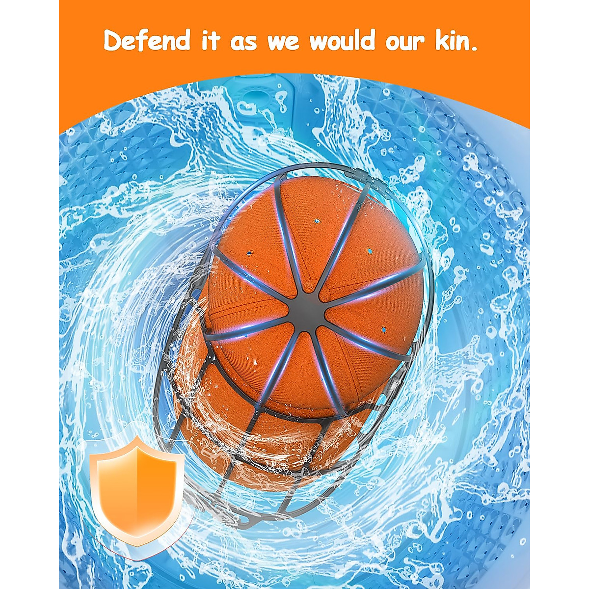 XQXA Hat Washer Cage - No Assembly Needed Hat Cleaner | Perfect Fit for Adult and Kids Hats | Ideal for Baseball Caps | Safe for Dishwasher and Washing Machine | Black, 1-Pack