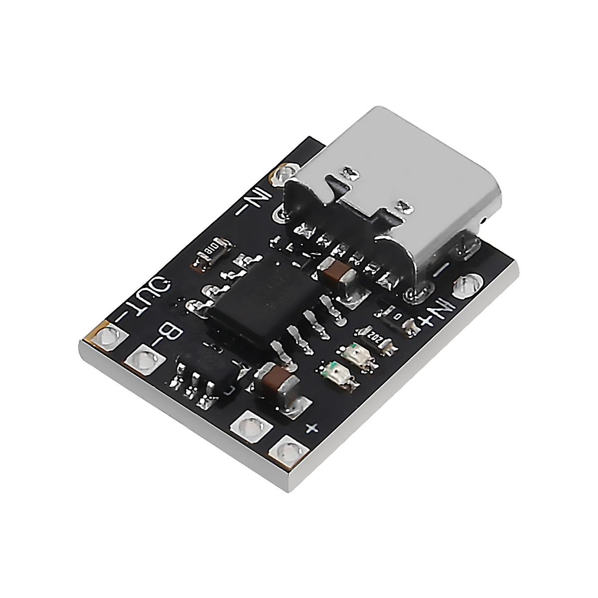 XIITIA 20pcs Mini USB Type C 3.7V Lithium Battery Charger Board 4.2V Charging Module with Protection Circuit and LED Charge Indicators(Type-C Port)