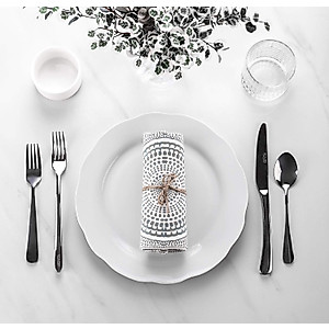 Y YHY 30 oz Pasta Bowls & 10.6" Dinner Plates