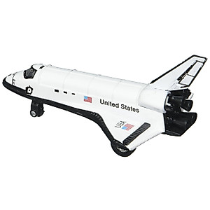 Rhode Island Novelty 5 Inch Diecast Pullback Space Shuttle, One Space Shuttle