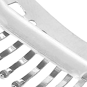 Hair Extension Clips,Wig Clips to Secure Wig No Sew,Hair Wig Clips Hair Extension Clips Set Stainless Steel DIY 8 Teeth Snap Comb Wig Clips Accessories 1.1in (50pcs)(silver), Hair Extension Clips