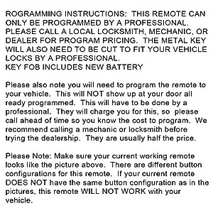 DRIVESTAR Keyless Entry Remote Car Key Fob Replacement 1998-2002 for Honda Accord,1999-2003 for Acura TL KOBUTAH2T