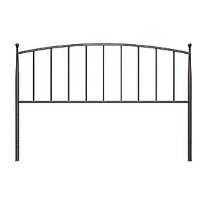 Hillsdale Warwick King Metal Headboard, Gray Bronze