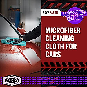 AIDEA Microfiber Cleaning Cloths-50 Pack, Premium All-Purpose Car Cloth, Lint Free, Scratch-Free, Absorbent Cleaning Towel for Cars, SUVs, RVs, Trucks, and Boats Gifts(12in.x12in.)