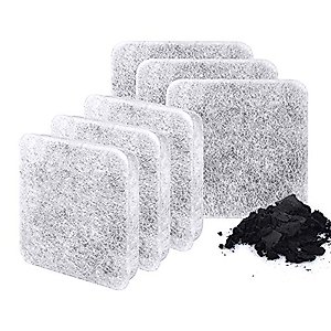 MyfatBOSS Dog Water Filter Replacement, Dog Water Bowl Filter, Pet Water Filter Compatible with Petmate Replendish Mason Automatic Gravity Waterer Bowls for Cats and Dogs, 6 Pack
