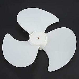 GLOGLOW Plastic Fan Blade, 2Pcs 3 Leaves Plastic Fan Blade Replacement Three Leaves Electric Fan Blades for Household Standing Pedestal Fan
