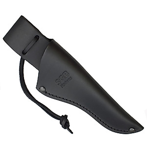 Puma SGB Hunter's Friend Layered Black G10 Hunting Knife with Leather Sheath