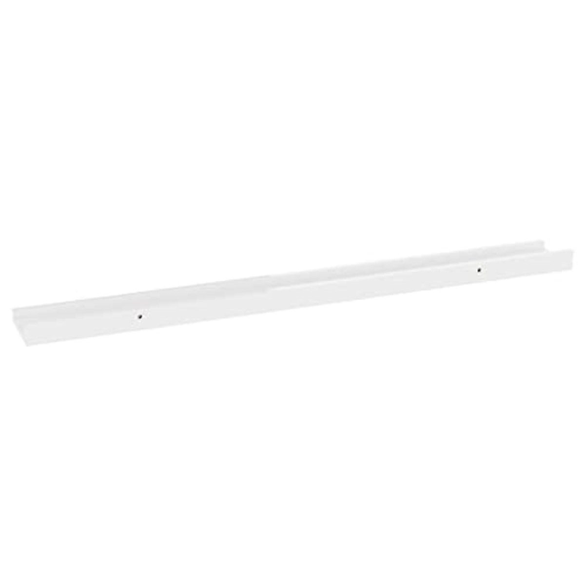 SunshineFace Long Floating Shelves Set of 4, High Gloss Wall Mounted Picture Ledge Floating Shelf, Wall Shelves for Bedroom, Living Room, Office, Nursery, Kitchen Storage(White, 31.5"x3.5"x1.2")