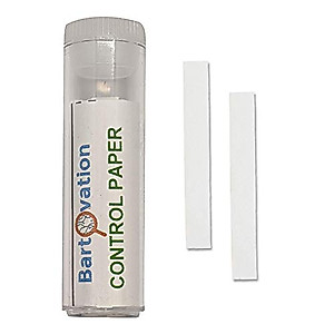 Control (No Chemical) Genetic Taste Test Paper Strips - For Use With PTC [Vial of 100 Strips]