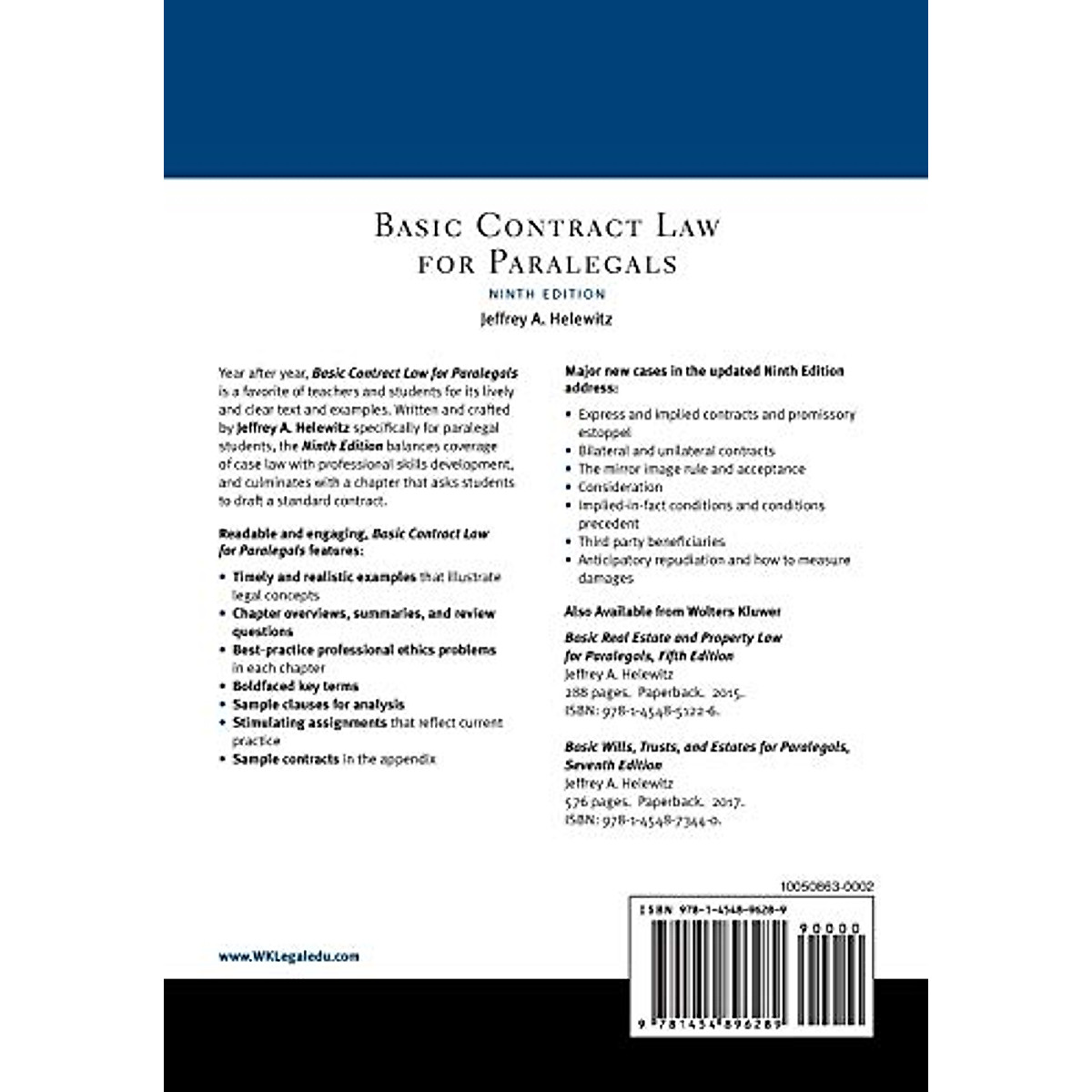 Basic Contract Law for Paralegals